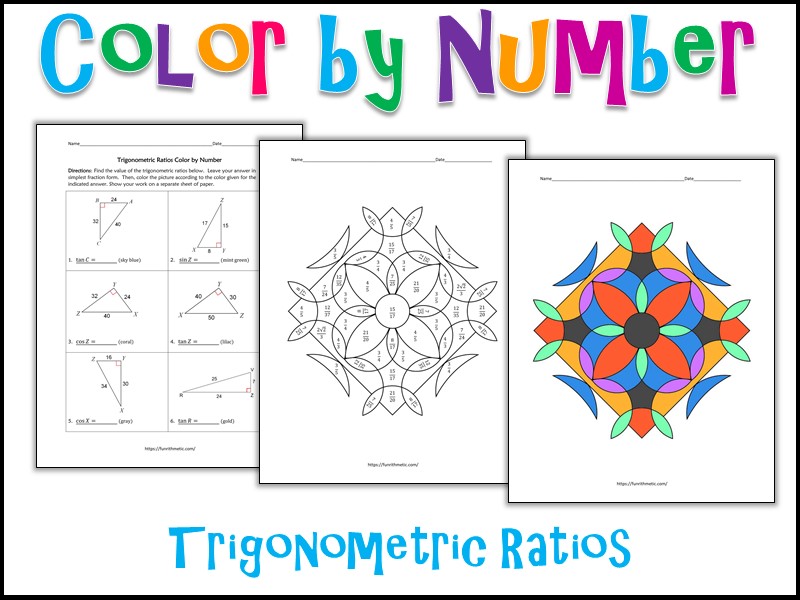 48 Trigonometry Practice Coloring Activity Answers Jenhajoniece