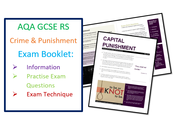 Aqa Crime And Punishment Capital Punishment Exam Booklet For Revision