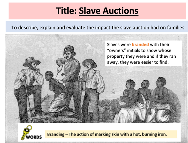 Ks3 Transatlantic Slave Trade Lessons Teaching Resources