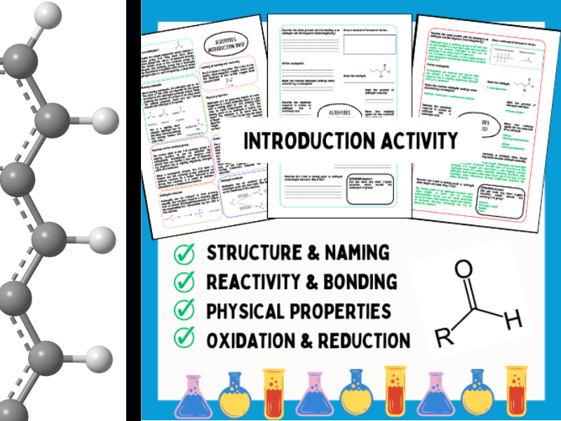 Aldehydes Introduction Organic Chemistry Teaching Resources