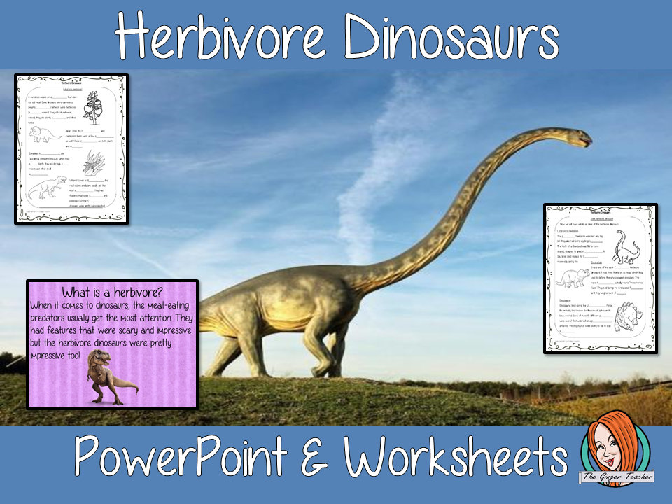 Herbivore Dinosaurs Lesson Teaching Resources