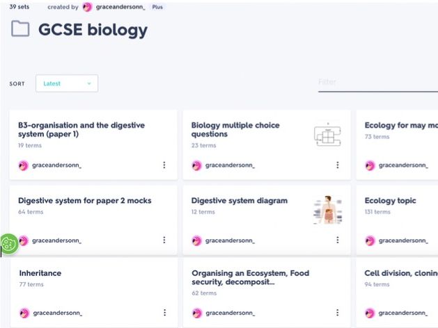 Aqa Gcse Triple Biology Entire Quizlet Folder Teaching Resources