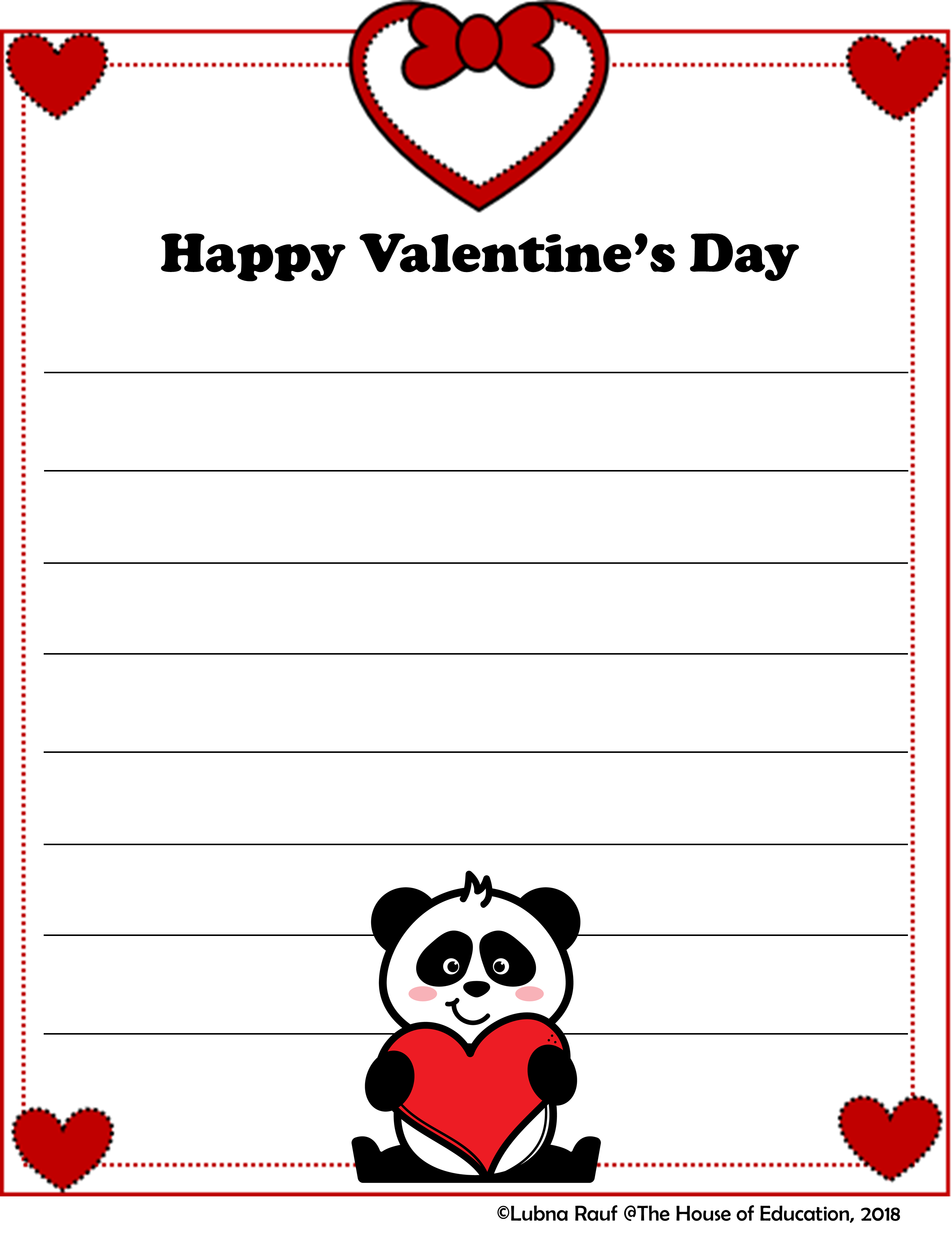 Free Valentines Day Love Letters Writing Templates Teaching Resources