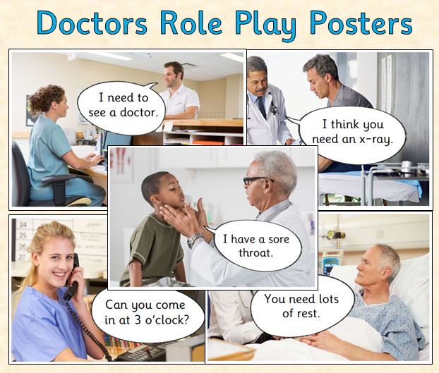 Doctors Role Play Posters Reading Opportunity Teaching Resources