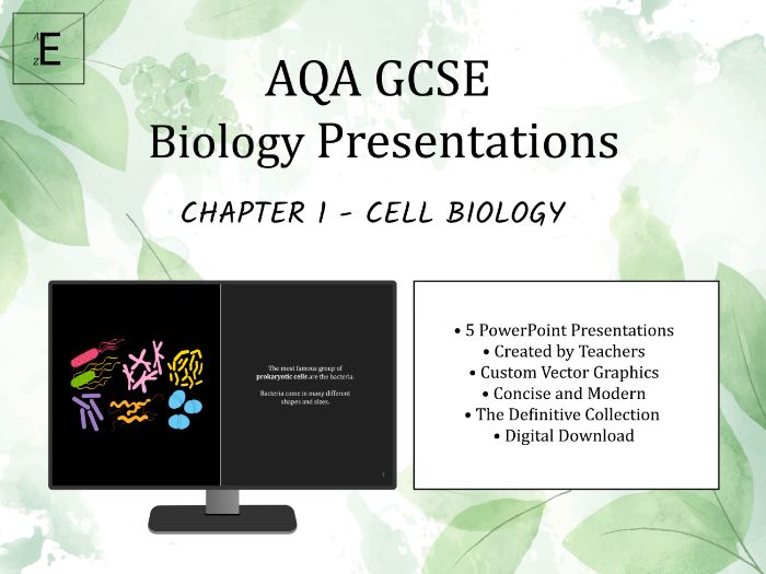 Aqa Gcse Biology Presentations Chapter 1 Cell Biology Teaching