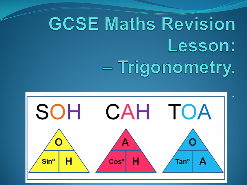 Gcse Maths Foundation Full Lesson Powerpoint Trigonometry Basic