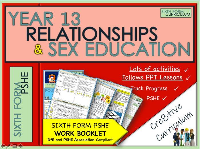 Ks5 Pshe Rse Lessons Sex Education Teaching Resources