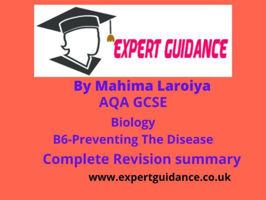 New 9 1 Aqa Gcse Biology B6 Preventing The Disease Complete Revision