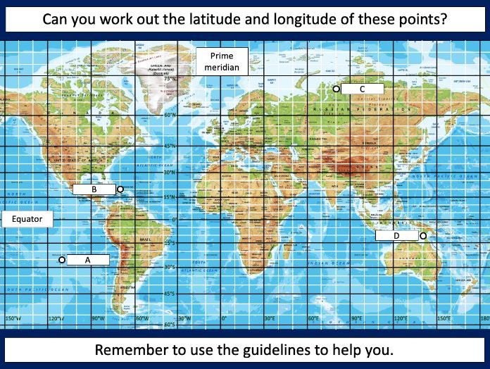 Latitude And Longitude Display Poster Teacher Made Ph