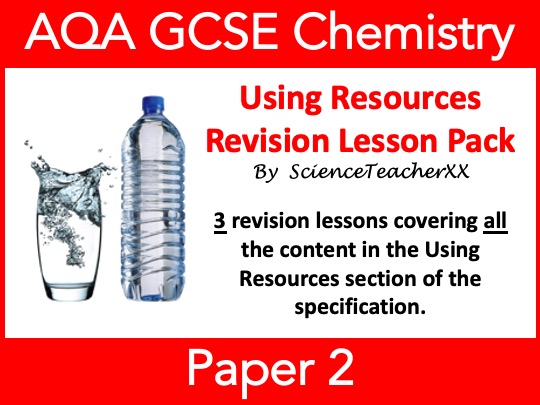 Aqa Gcse Chemistry Paper 2 Revision Lessons Complete Set Teaching