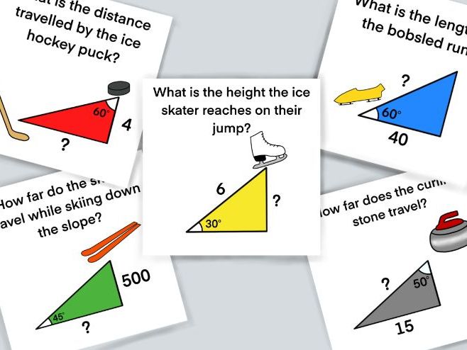 Winter Olympics Ks4 Maths Activities Trigonometry Teaching Resources