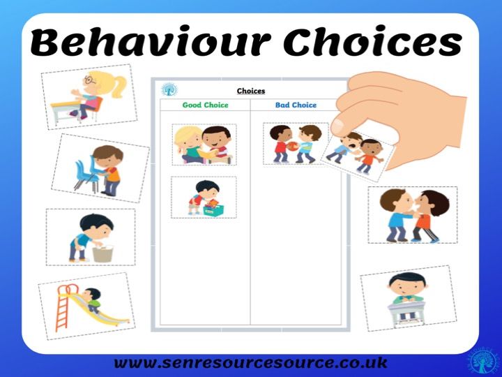 Free Printable Good Choices Bad Choices Worksheet Pdf Printable Word