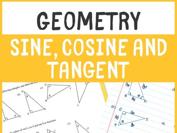 Trigonometry Sine Cosine And Tangent Teaching Resources