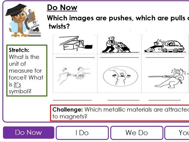 Aqa Ks3 Contact Forces Resultant Forces Teaching Resources