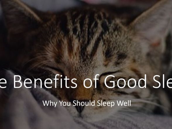 Benefits Of Sleeping Well Teaching Resources