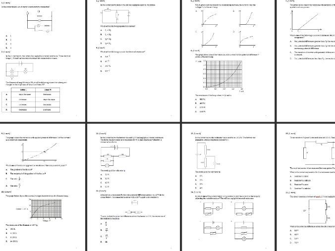 Ib Dp Physics Topic 5 Electricity And Magnetisn Question Book Sl Last