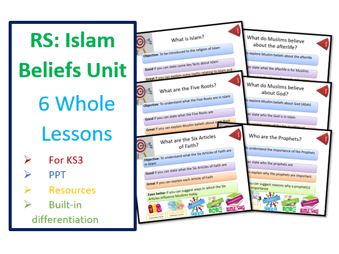 Rs Islam Beliefs Whole Unit And Resources Teaching Resources