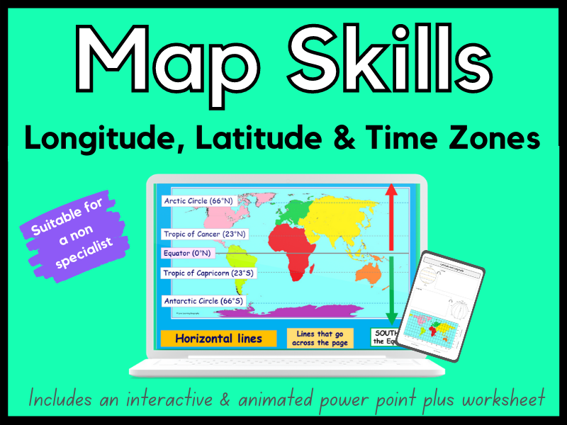 Longitude Latitude And Time Zones Teaching Resources