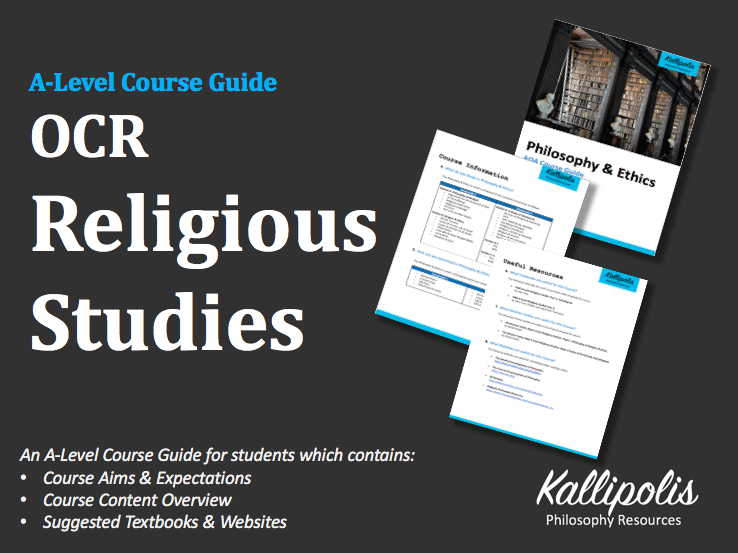 Ocr A Level Religious Studies Course Guide Teaching Resources