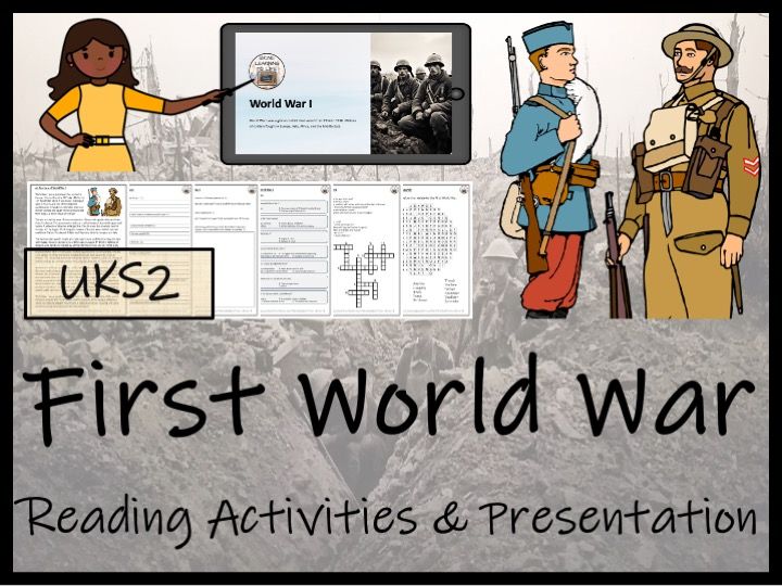 First World War Reading Comprehension Bundle Year 5 Or Year 6