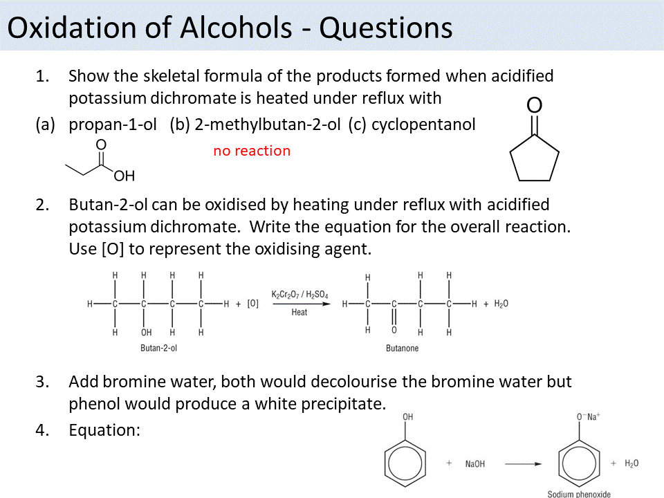 Identification Of Aldehydes And Ketones Ocr A Level Teaching Resources