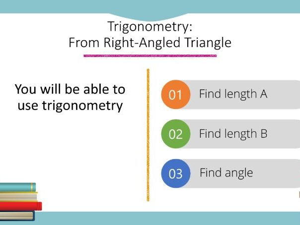 Trigonometry From Right Angled Triangle Powerpoint Foundation Gcse