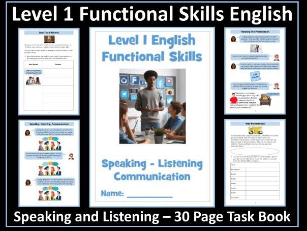 English Functional Skills Level 1 Bundle Teaching Resources