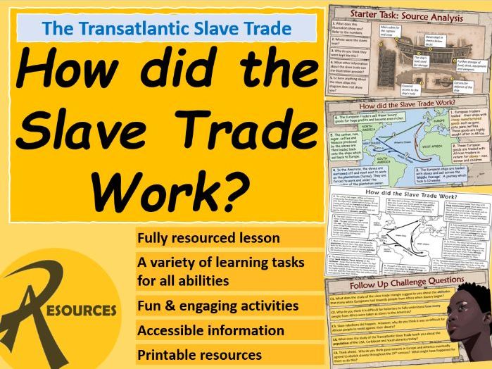 Ks3 British History How Did The Transatlantic Slave Trade Triangle