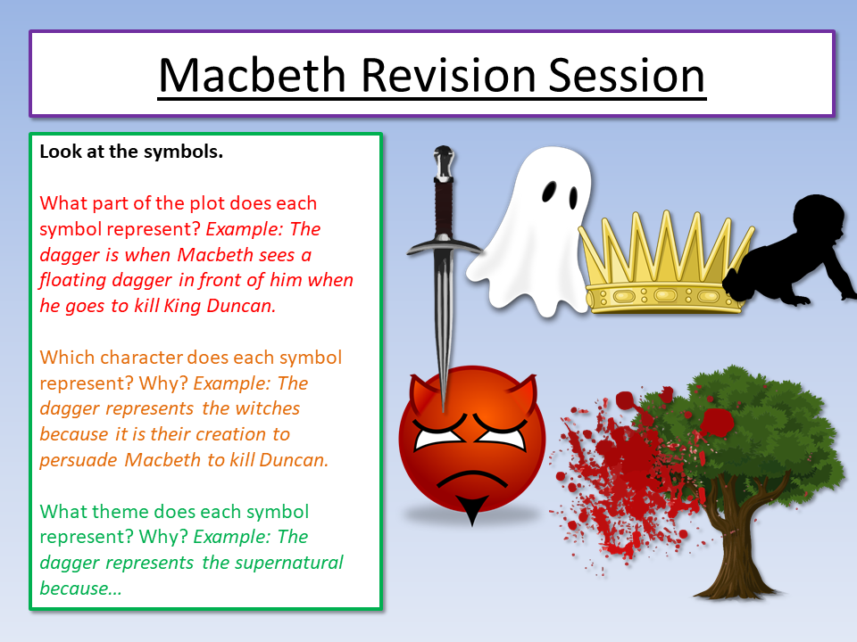 Macbeth Lessons 15 21 Revision Guide Revision Lesson Teaching