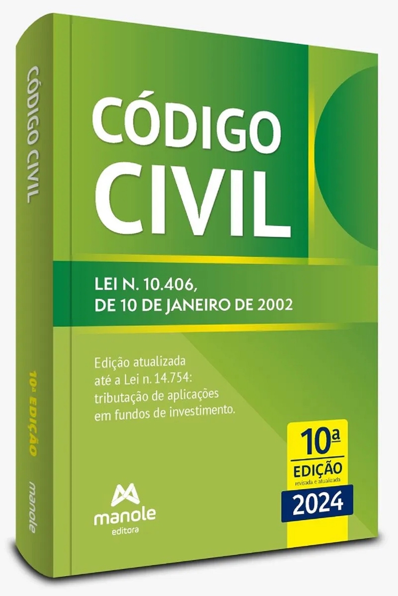 Código Civil Lei N 10406 De 10 De Janeiro De 2002 10ª Edição