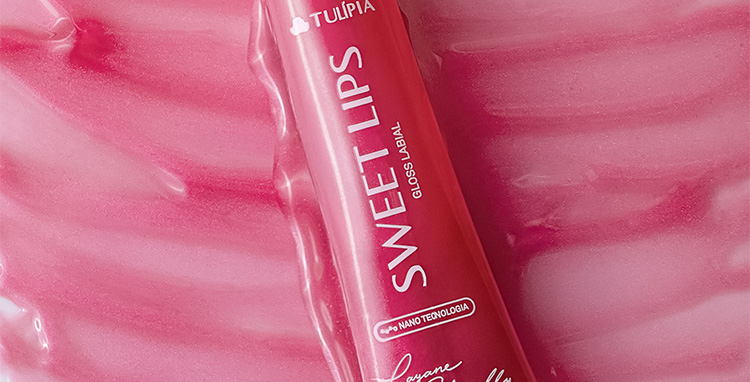 Sweet Lips Gloss Labial Hidratação E Brilho Para Os Lábios Tulípia