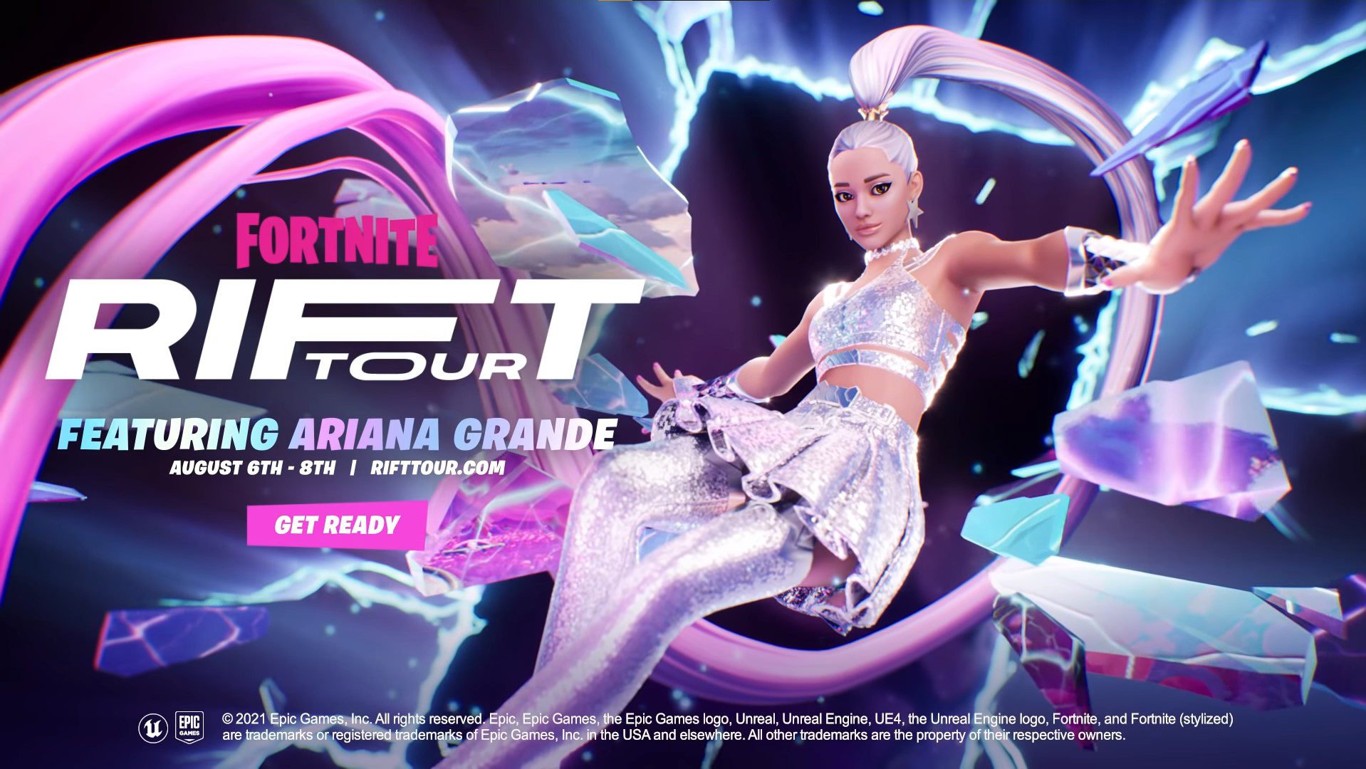 Ariana Grande Joins Fortnite As Playable Character Headlines Rift Tour