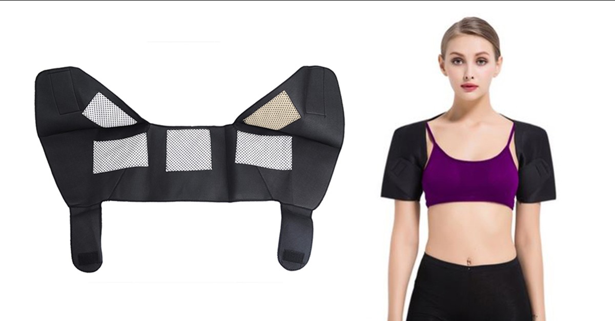 Unisex Tourmaline Self Heating Shoulder Brace