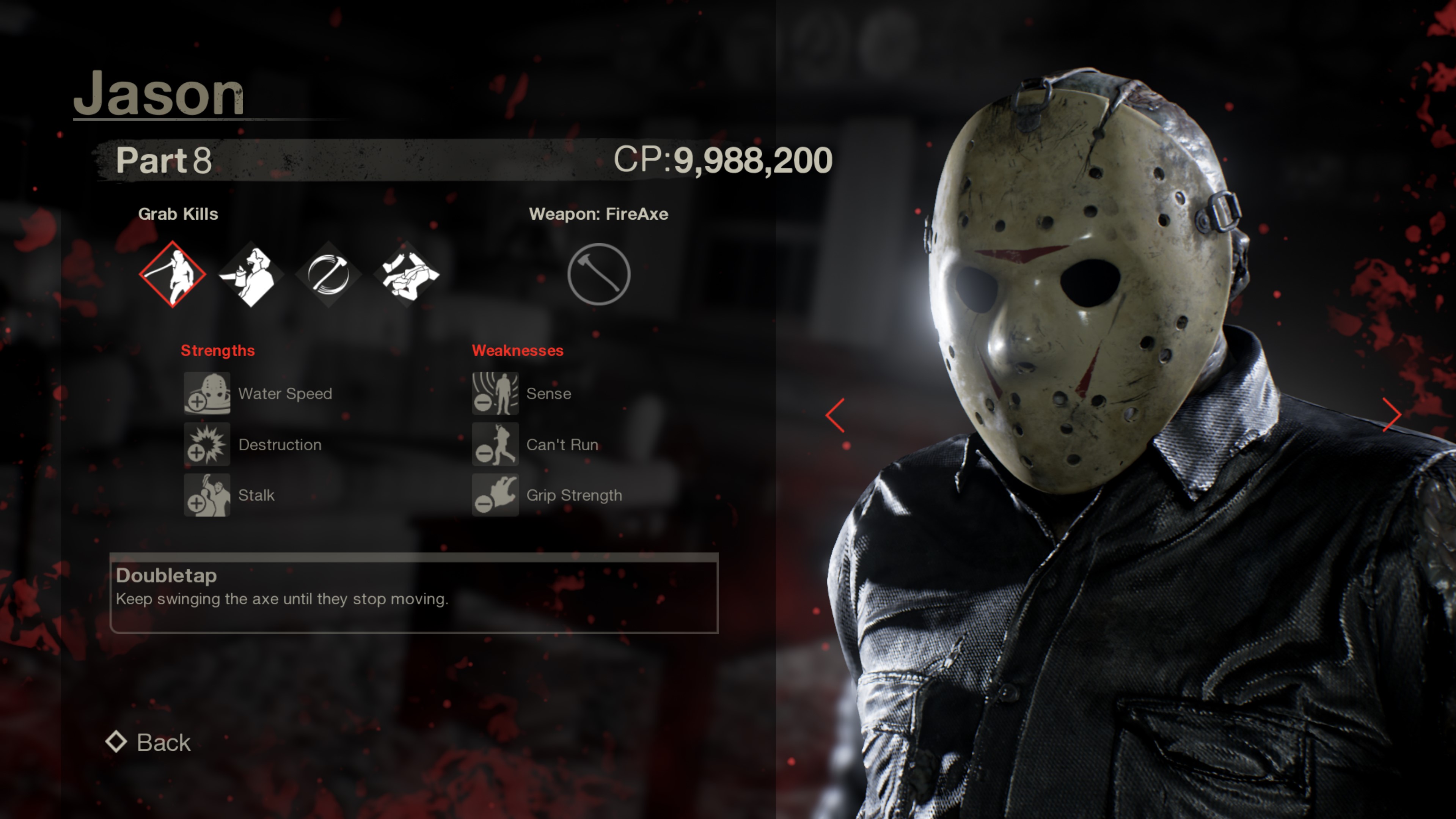 Friday The 13th The Game All Jason Stats And Abilities Allgamers