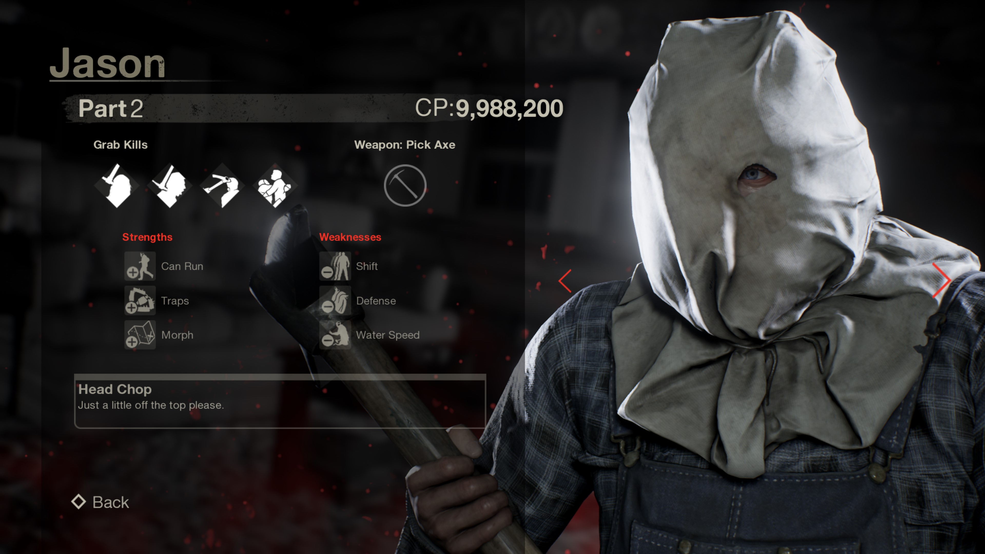 Friday The 13th The Game All Jason Stats And Abilities Allgamers