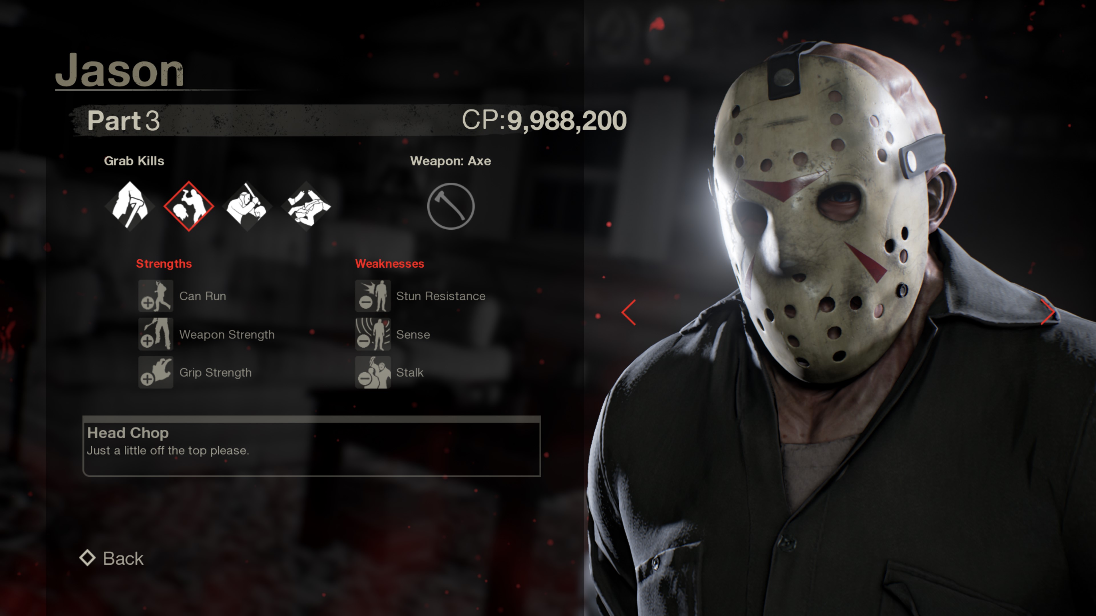 Friday The 13th The Game All Jason Stats And Abilities Allgamers