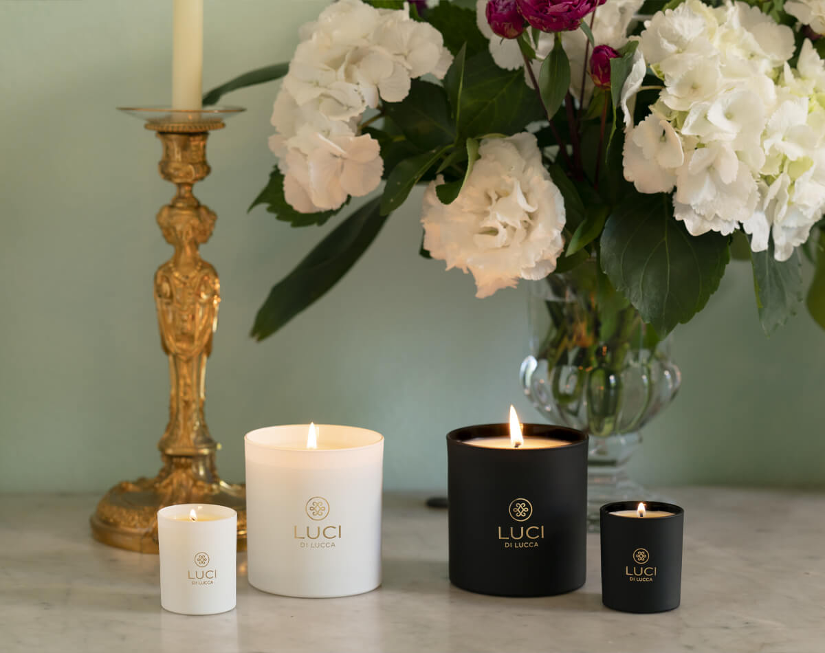 Luxury Italian Scented Candles Handmade In Tuscany Luci Di Lucca