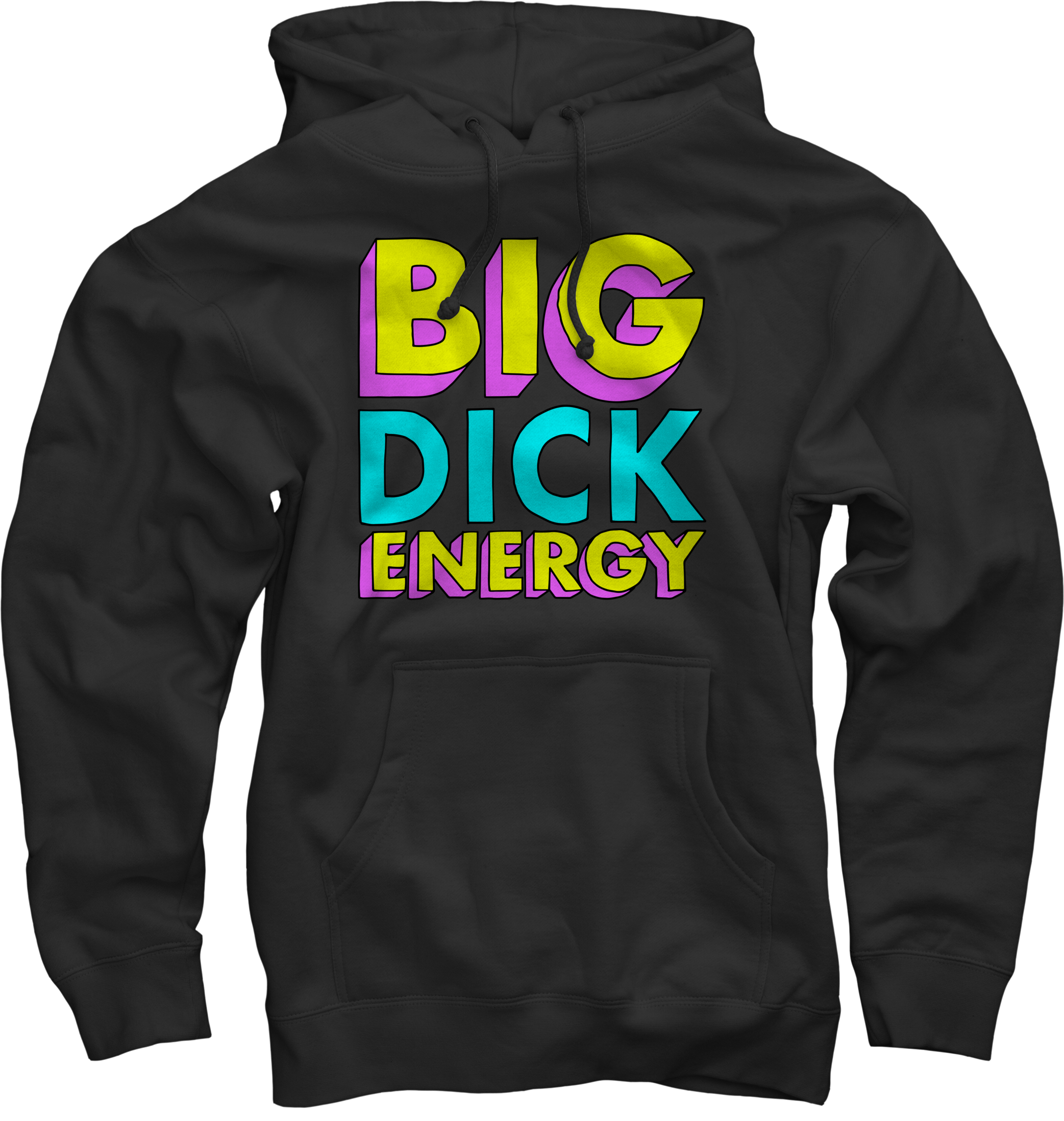 Big Dick Energy Black Hoody Schlonglord