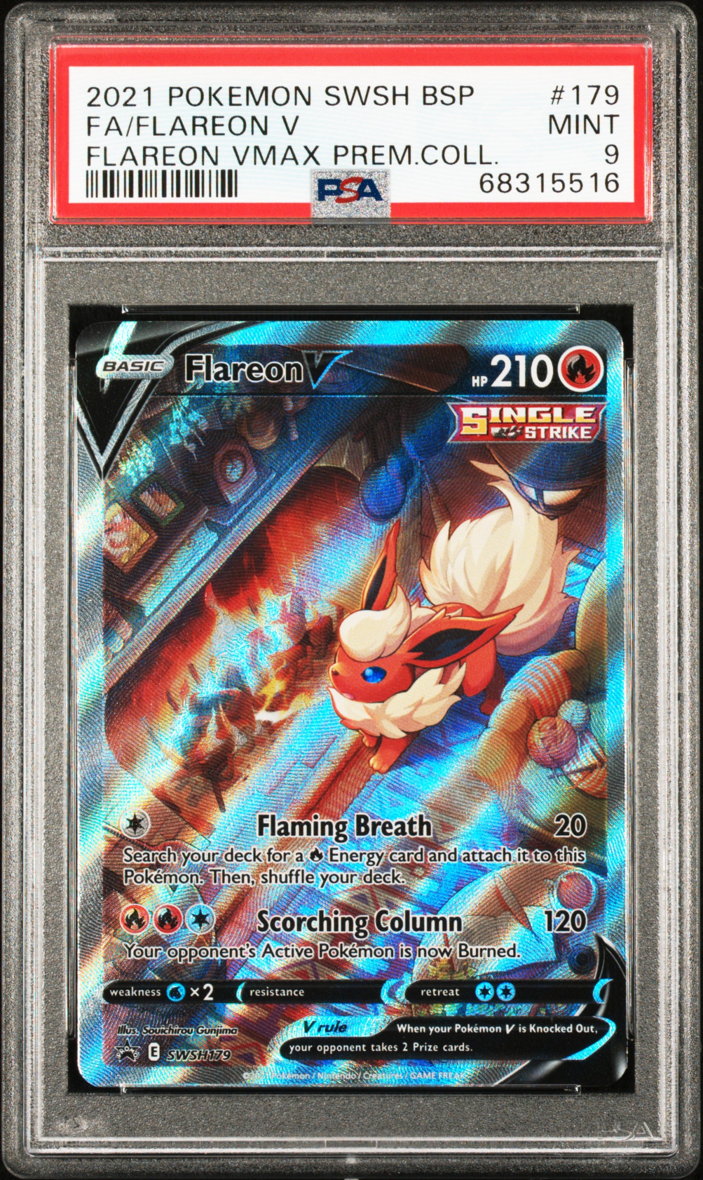 Tcg 2021 Pokemon Swsh Full Art Black Star Promo Flareonjolteon