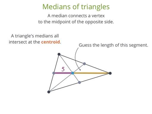 Medians Of Triangles Geometry School Yourself