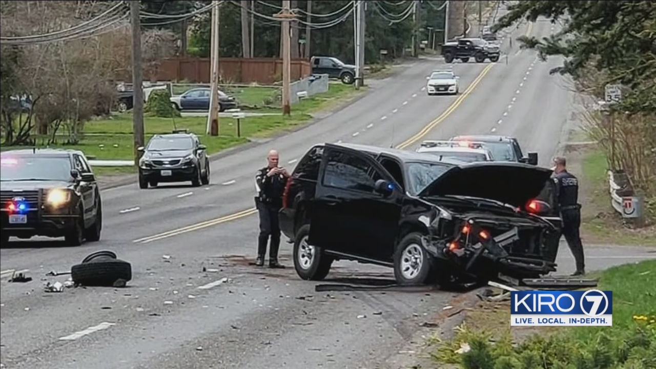 Wild Police Chase Violent Crash Caught On Camera In Pierce County