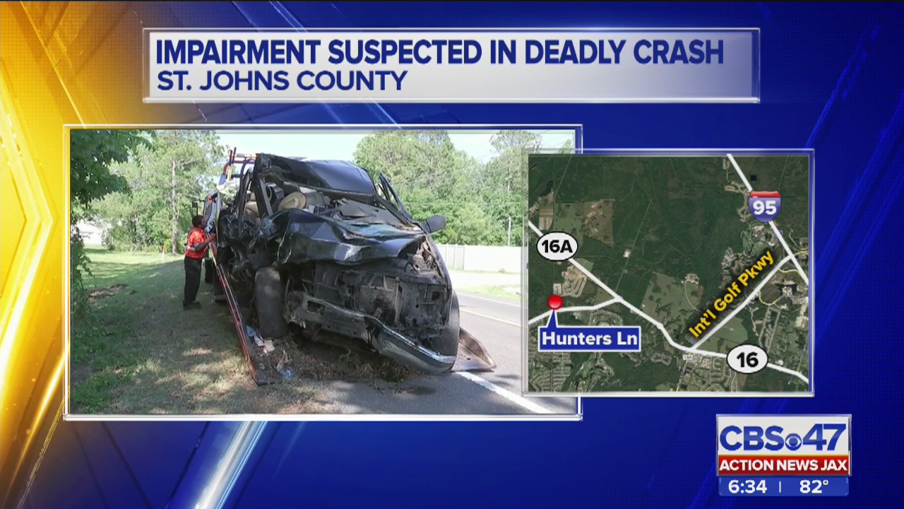 Driver In Fatal St Johns County Crash Likely Impaired Investigators