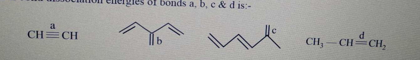 The Bond Dissociation Energies Of H H C C And C H Bonds