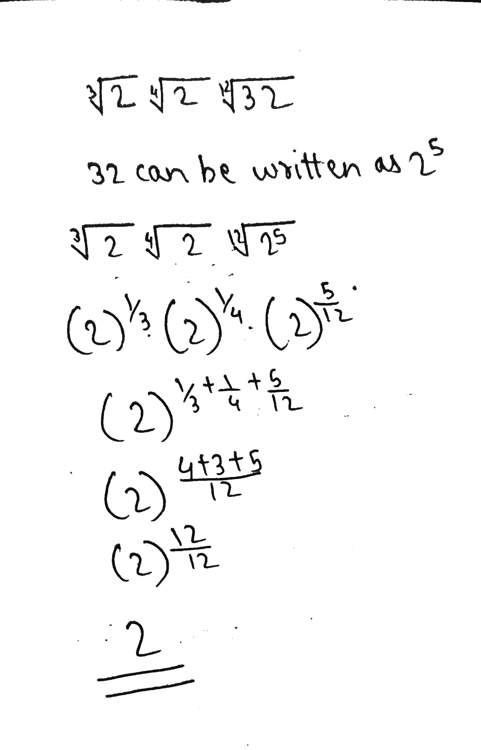 Simplify The Product √2 × √2 × √32