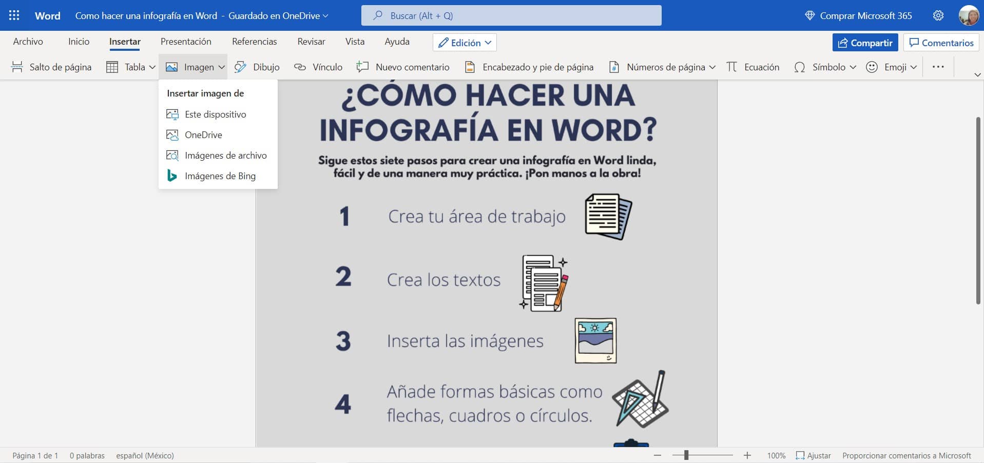 Cómo Hacer Una Infografía En Word Fácil Rápido E Increíble Tiendanube