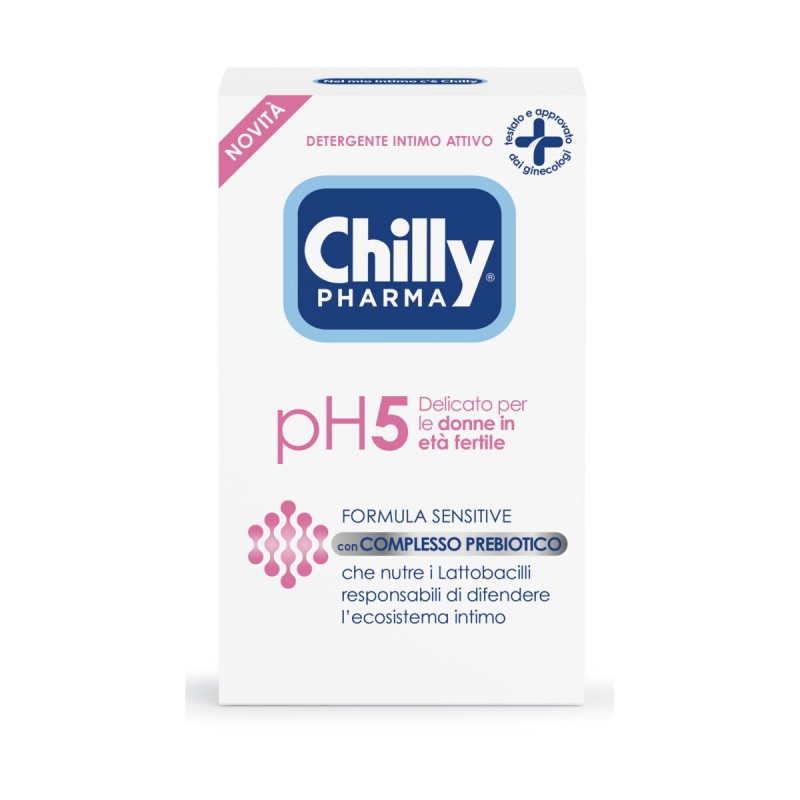 Chilly Pharma Detergente Intimo Ph 5 Delicato Per Donne In Eta Fertile