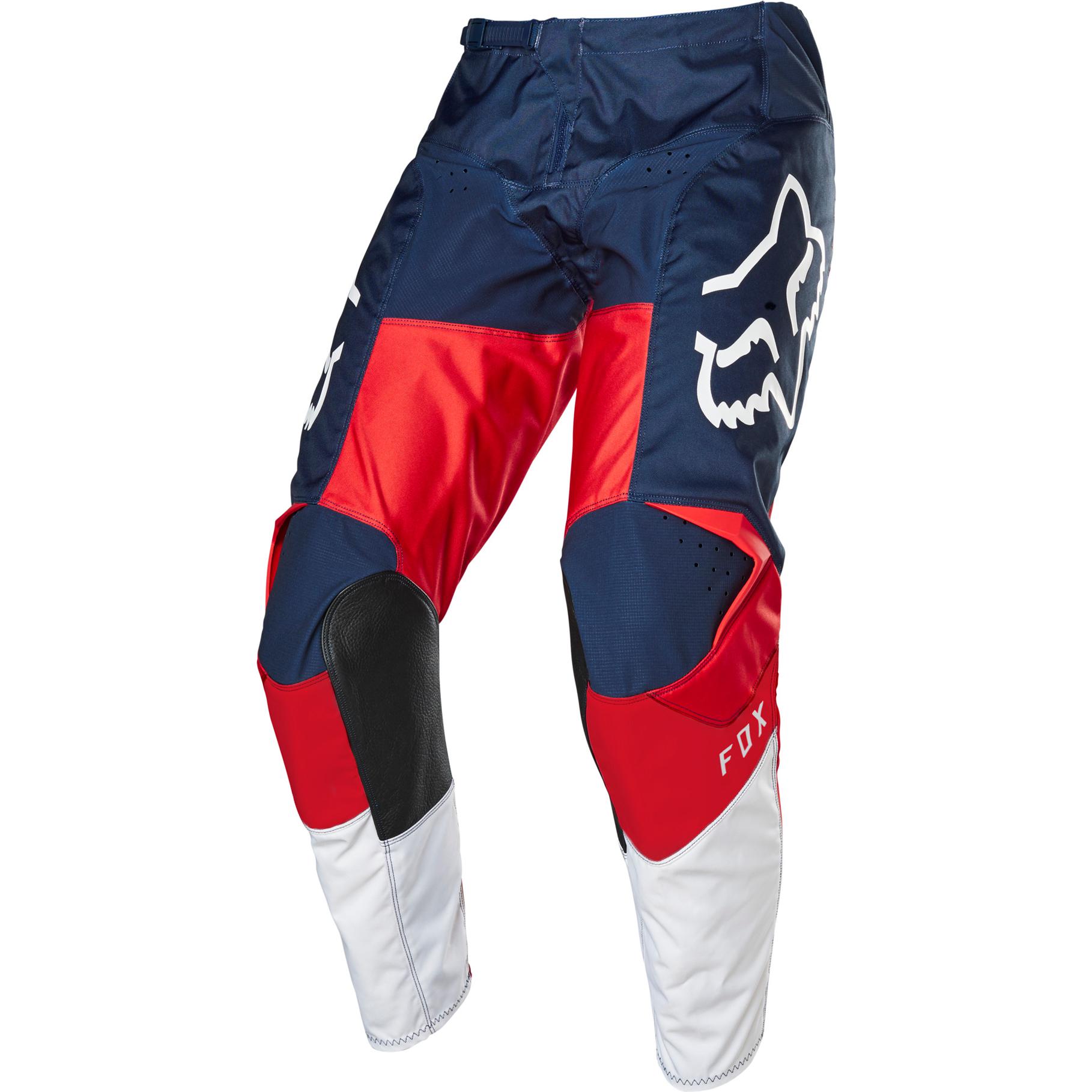 Pantalon Cross 180 Honda Fox Bleublancrouge Maxxessfr Pantalon Cross