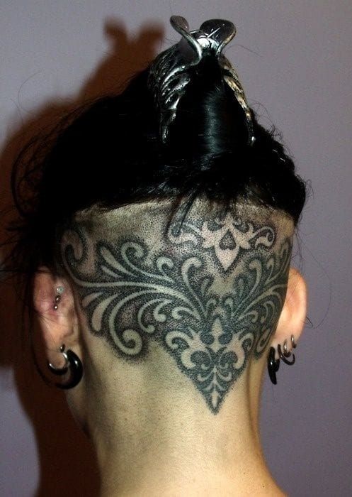 50 Fantastic Scalp Tattoos • Tattoodo