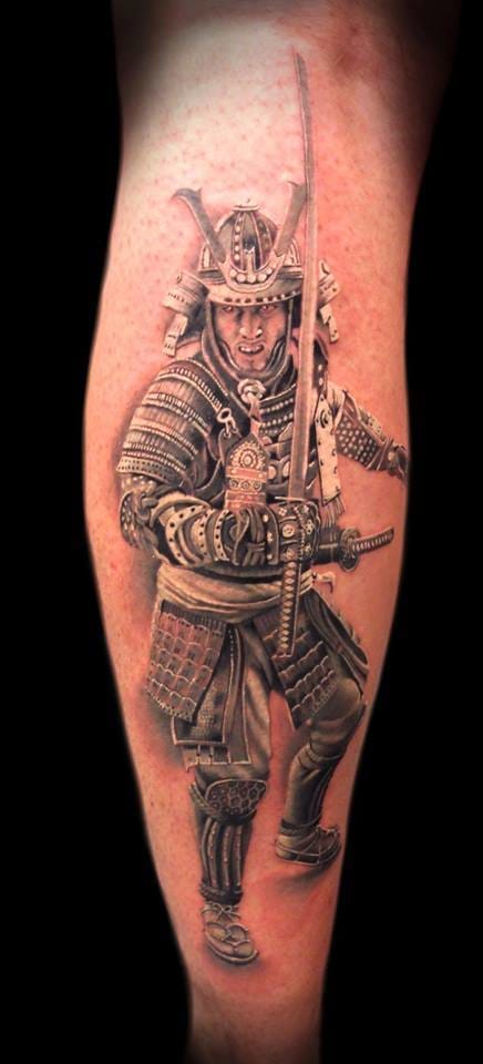 Ancient Japanese Samurai Warriors Tattoos