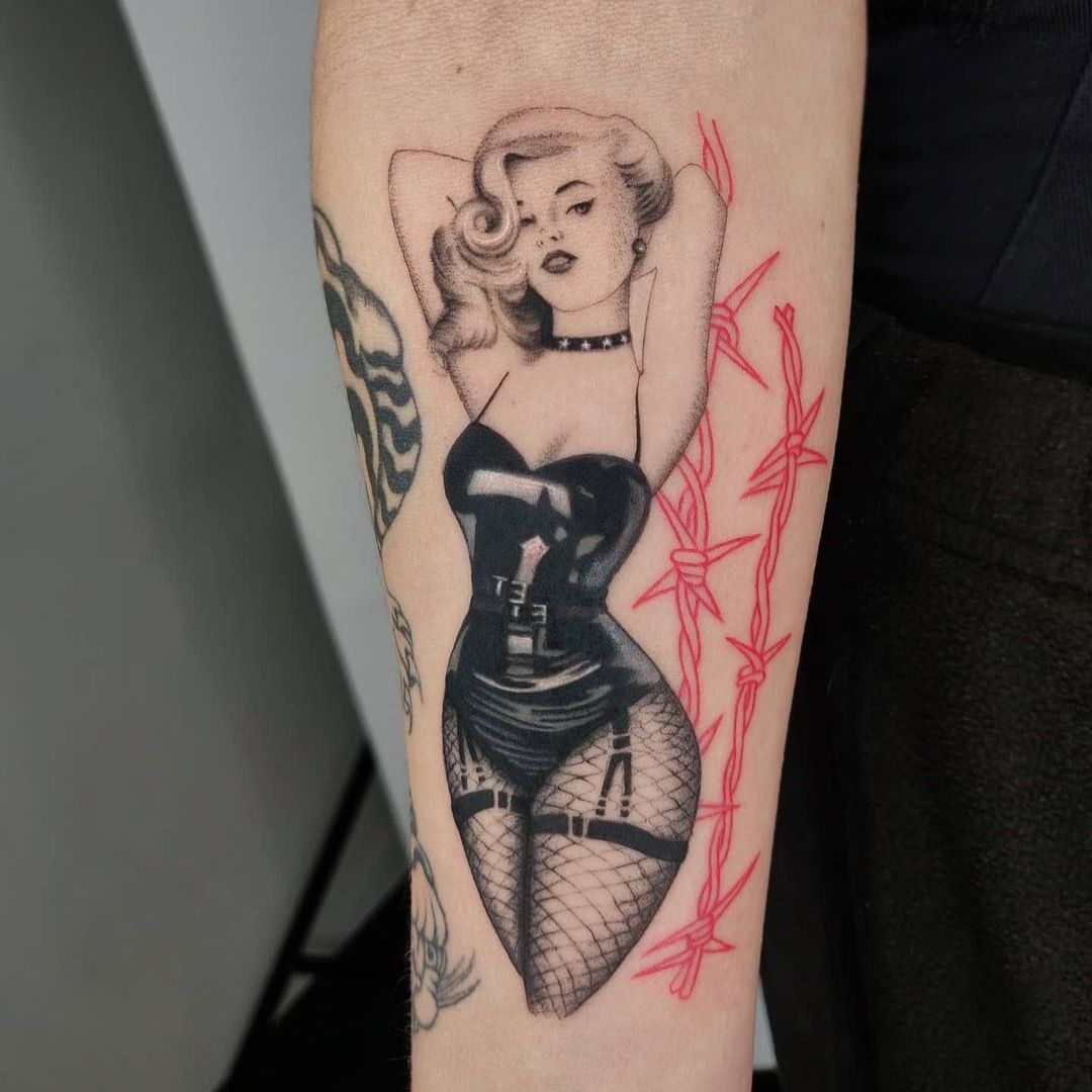 Sexy Pin Up Girl Tattoos